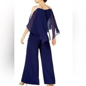 MSK | Pants & Jumpsuits | Msk Womens Chiffon Overlay Jumpsuit With ...